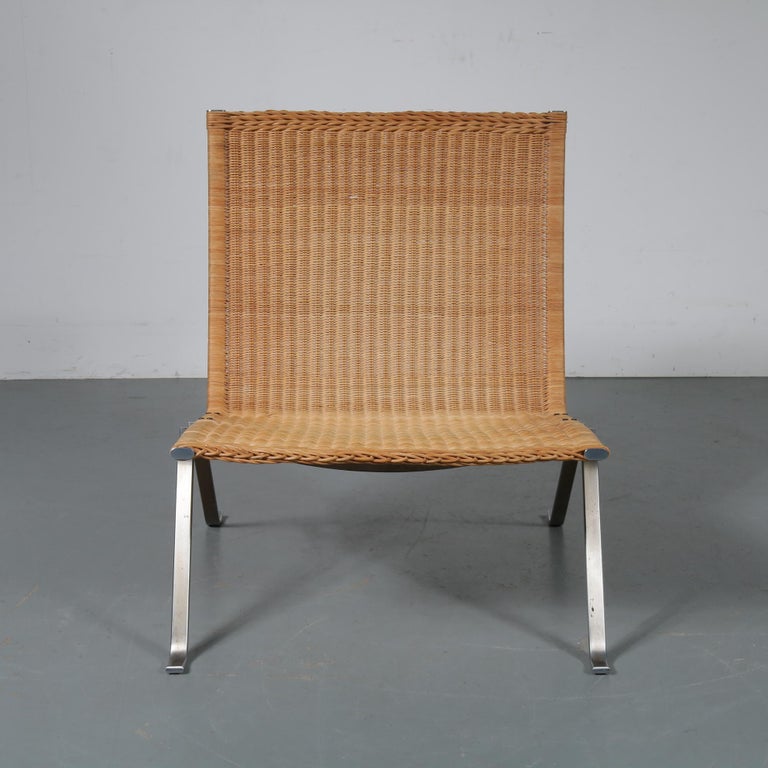 PK22 Lounge Chair by Poul Kjaerholm for Fritz Hansen, Denmark, 1960 at 1stDibs | pk22 chair ...