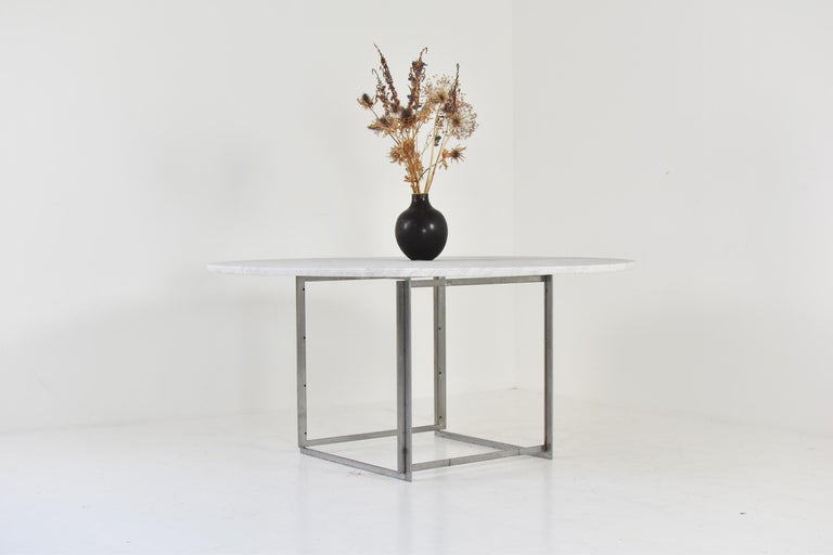 ‘PK54’ Dining Table by Poul Kjaerholm for Fritz Hansen, Denmark 1985 at ...