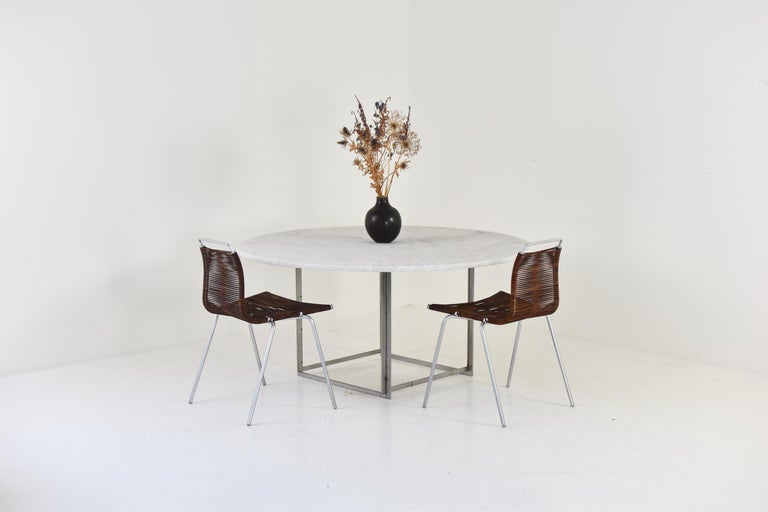‘PK54’ Dining Table by Poul Kjaerholm for Fritz Hansen, Denmark 1985 at ...