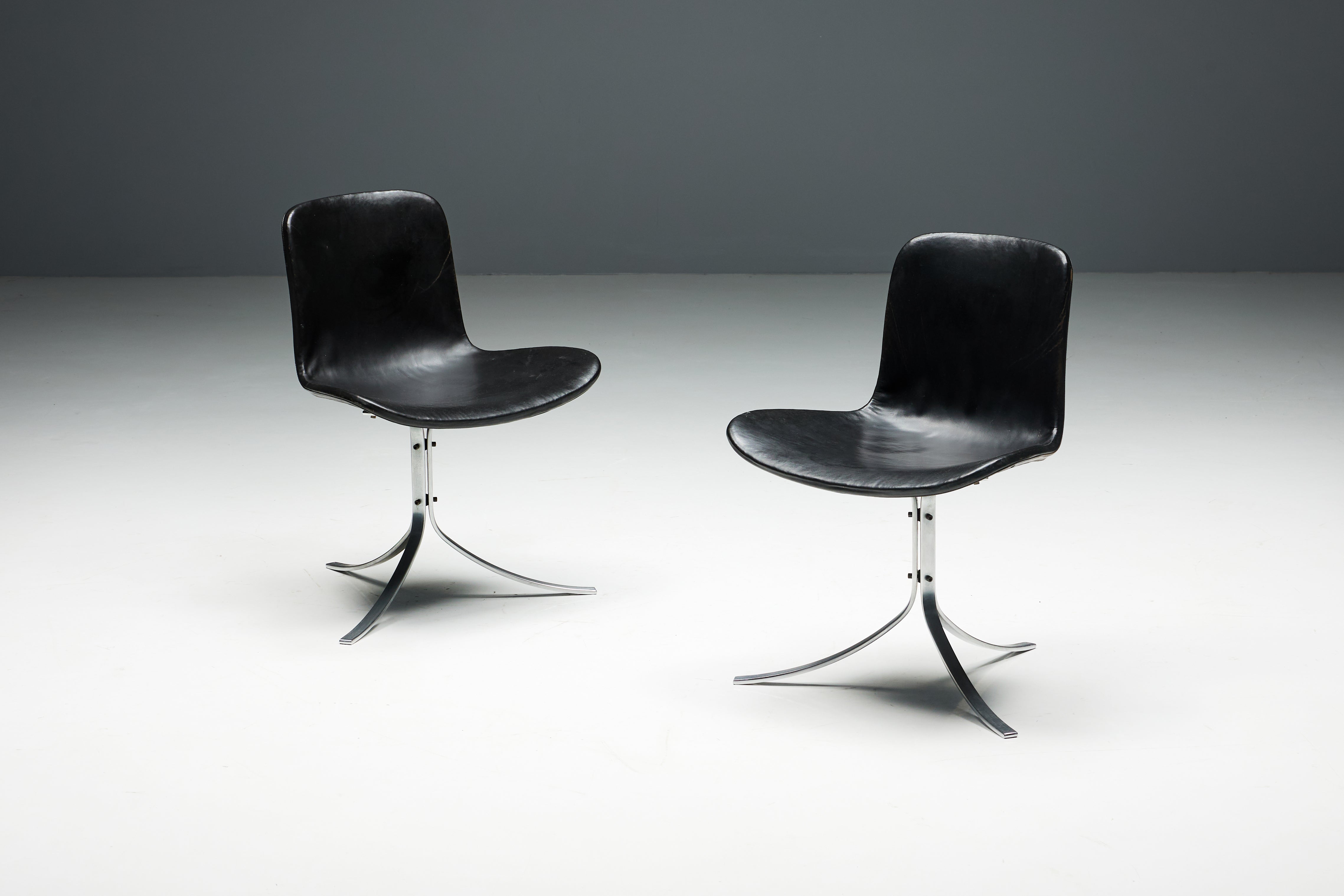 PK9 Chairs by Poul Kjaerholm, Denmark, 1960s For Sale at 1stDibs