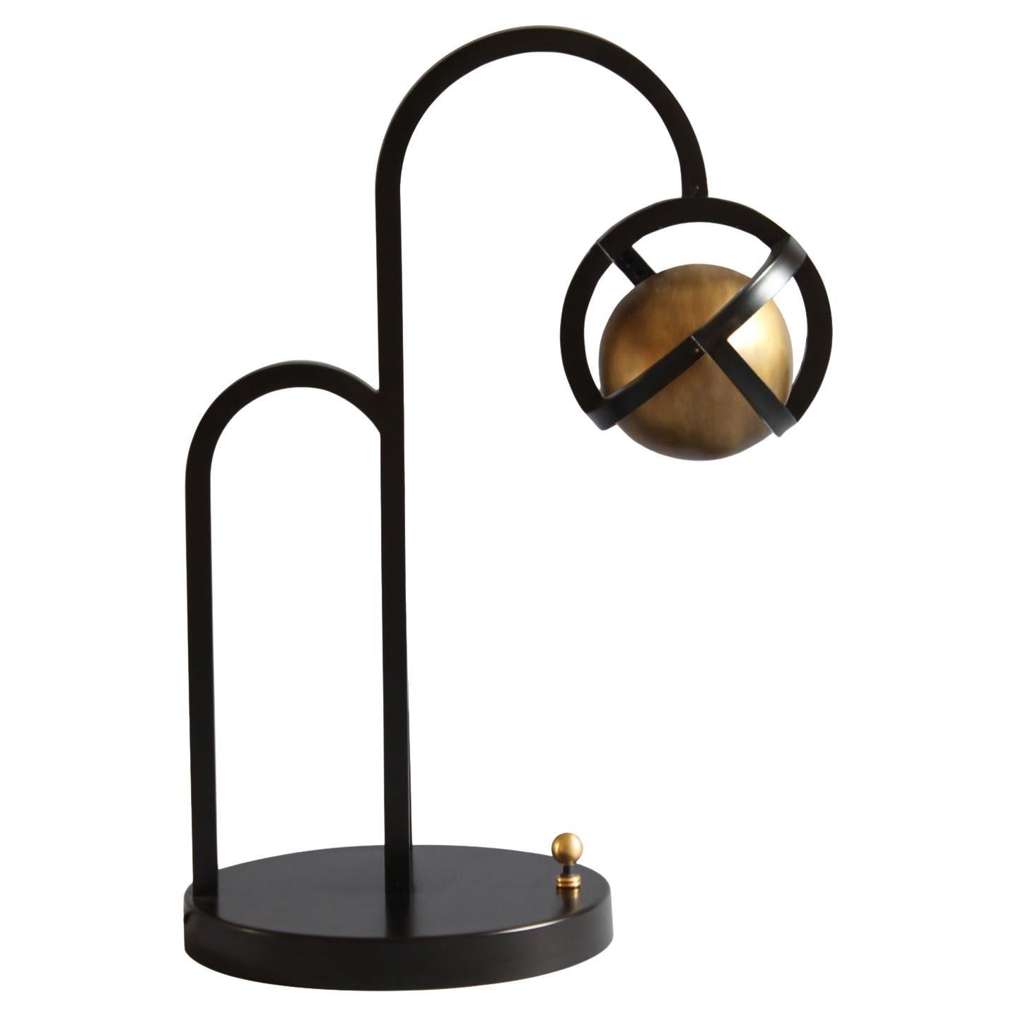 Planetaria Steel And Brushed Brass Floor Lamp by Bohinc Studio For Sale ...