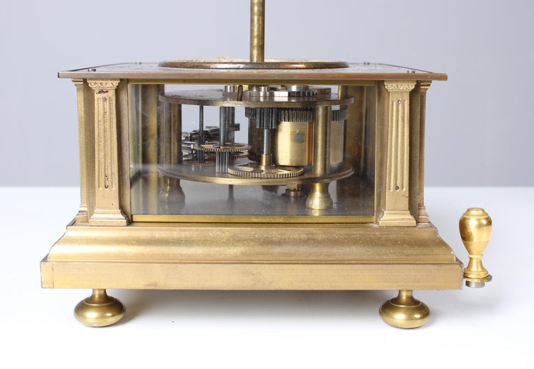 VIDEO* Planetarium, Tellurium Clock with Rotating Globe, London ...
