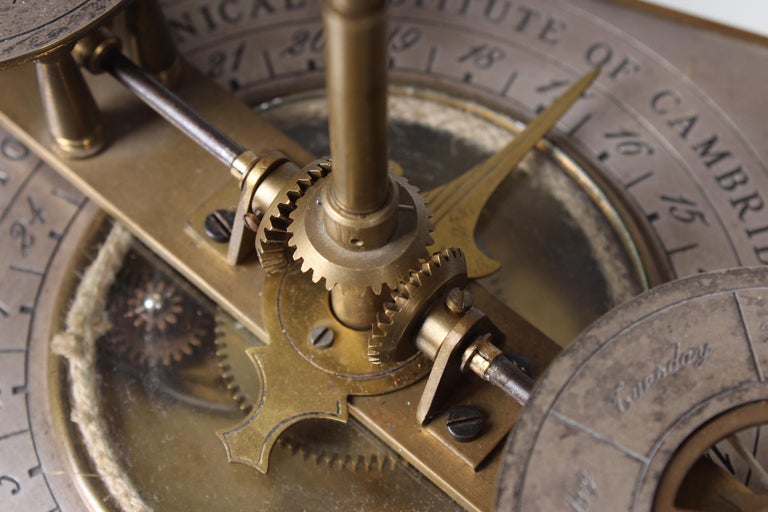 VIDEO* Planetarium, Tellurium Clock with Rotating Globe, London ...