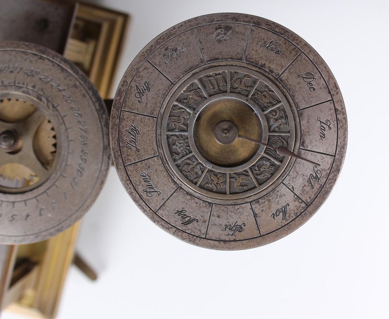 VIDEO* Planetarium, Tellurium Clock with Rotating Globe, London ...