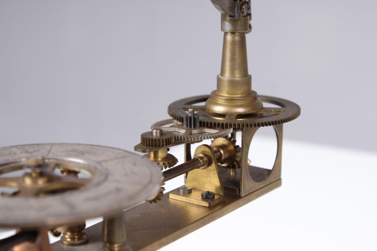 VIDEO* Planetarium, Tellurium Clock with Rotating Globe, London ...