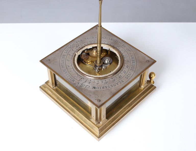 VIDEO* Planetarium, Tellurium Clock with Rotating Globe, London ...