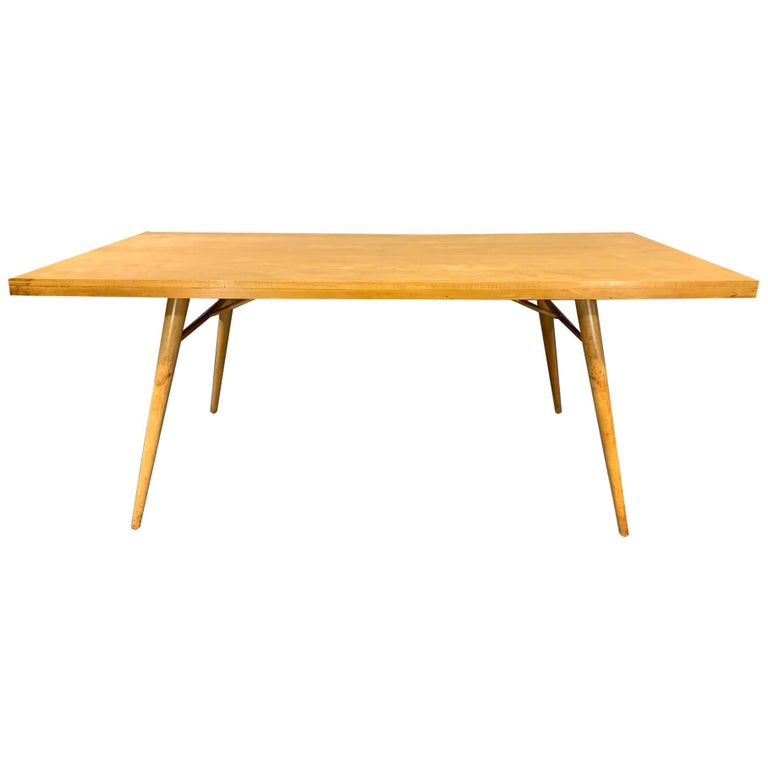 Planner Group Mid-Century Modern Maple Dining Room Table by Paul McCobb ...