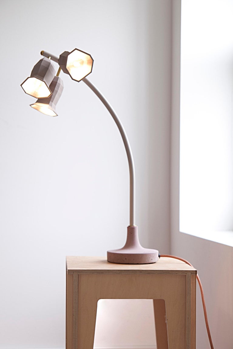 Plant Lamp Table Pink For Sale at 1stDibs