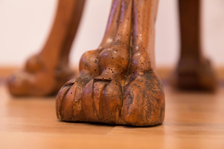 Plant Stand Side Table Lion Claw Bronzes Dragon Chinoiserie Baroque ...