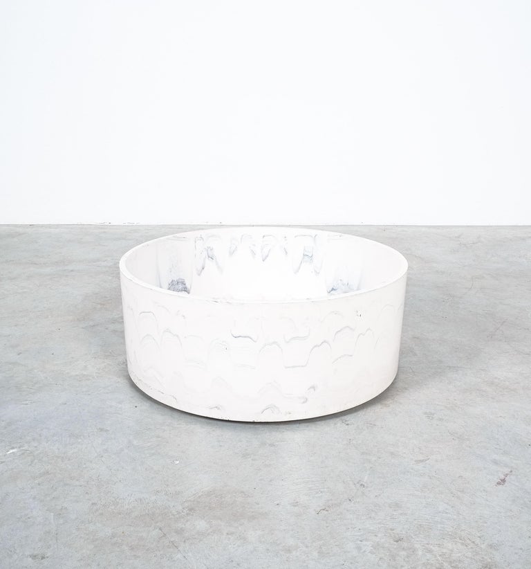 Planter Black White Cast Marble Jardinière Pot, Austria, circa 1960 For ...