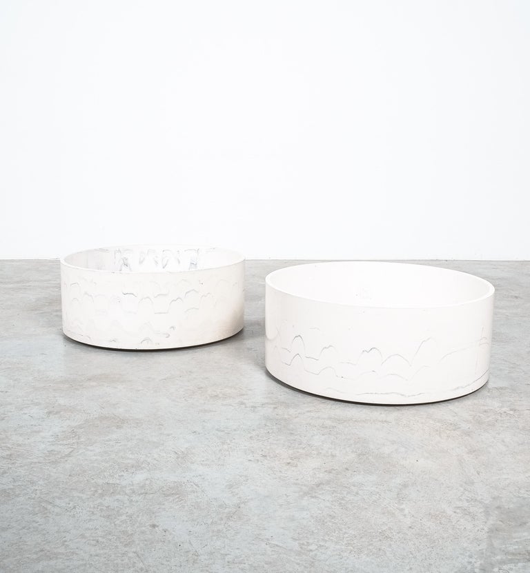 Planter Black White Cast Marble Jardinière Pot, Austria, circa 1960 For ...