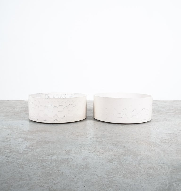 Planter Black White Cast Marble Jardinière Pot, Austria, circa 1960 For ...