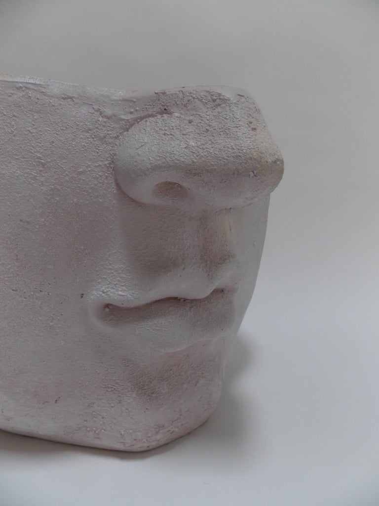 Plaster and Fiberglass Face Table For Sale at 1stDibs