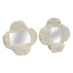 Free Shape Plaster Mirror For Sale at 1stDibs