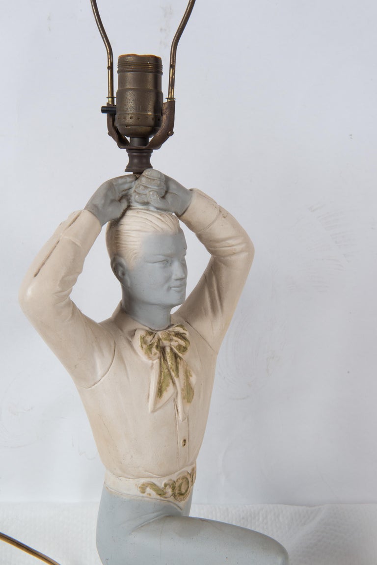 Plaster Ballet Dancer Lamps For Sale at 1stDibs