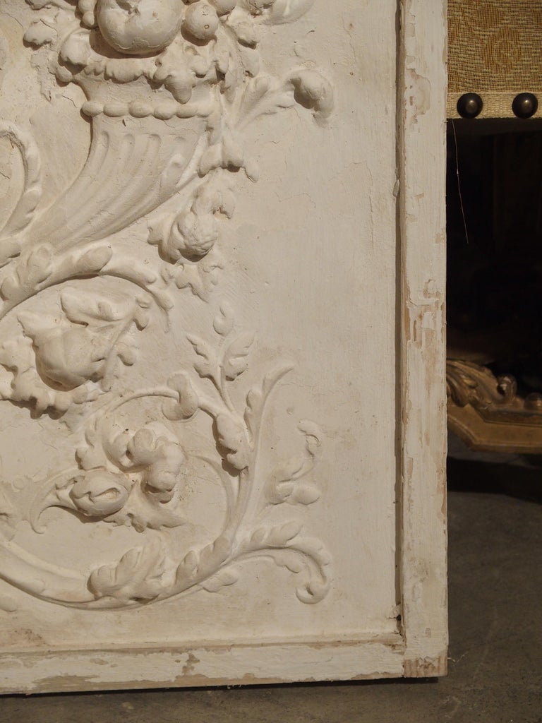Plaster Bas Relief Cornucopia Panel from France at 1stDibs