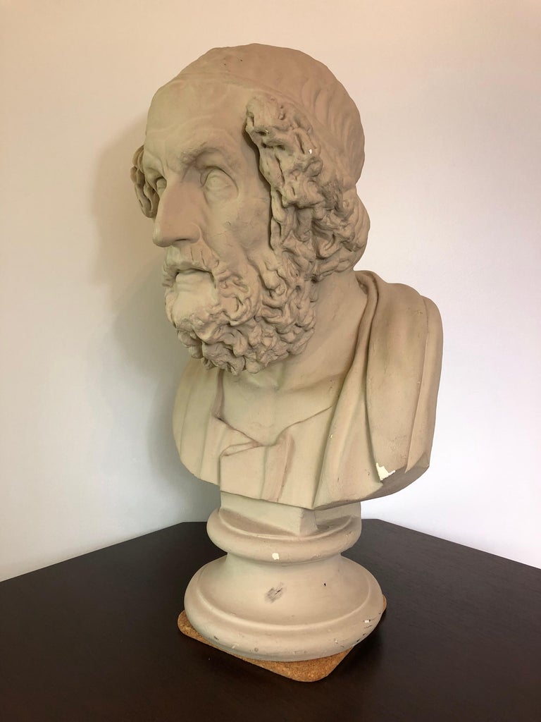 Plaster Bust of Homer For Sale at 1stDibs