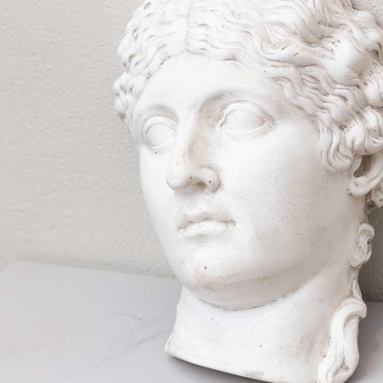 Plaster cast of a woman''s mask For Sale at 1stDibs
