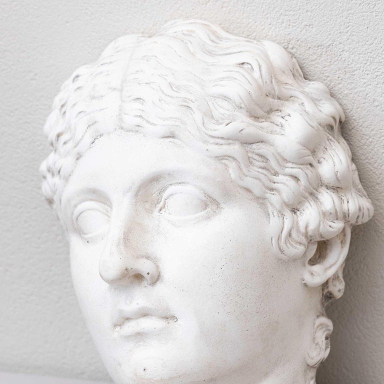 Plaster cast of a woman''s mask For Sale at 1stDibs