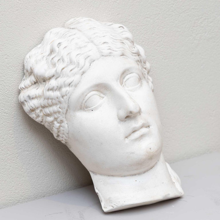 Plaster cast of a woman''s mask For Sale at 1stDibs