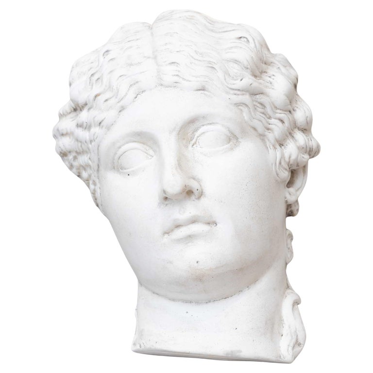 Plaster cast of a woman''s mask For Sale at 1stDibs