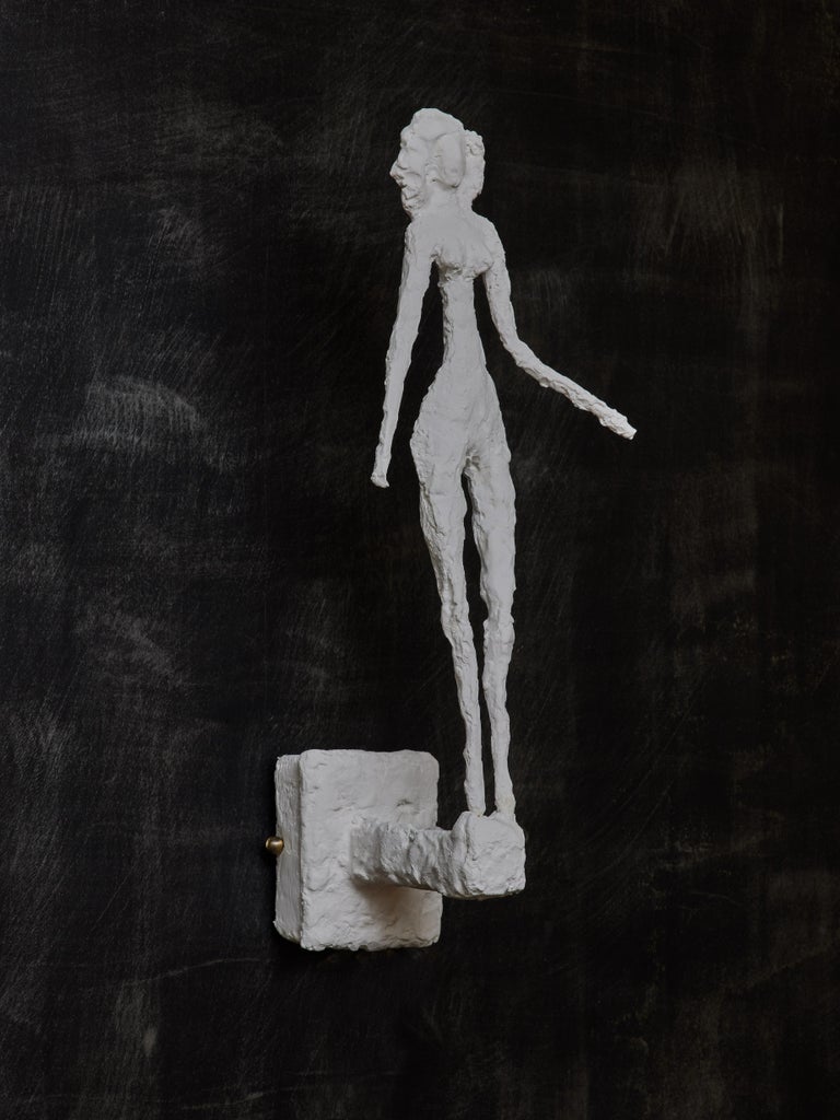 Plaster Characters Wall Sconces by Glustin Luminaires For Sale at 1stDibs