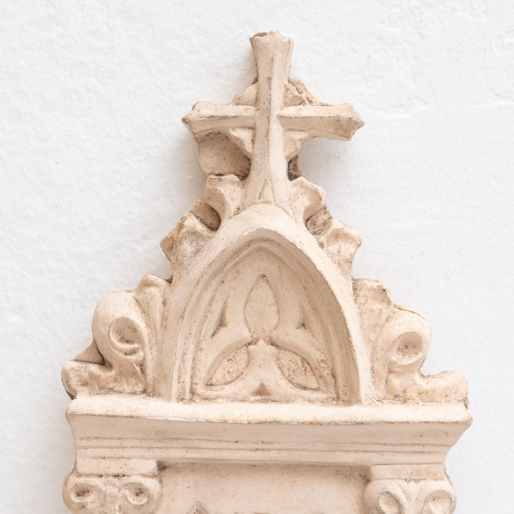 Plaster Church Traditional Artwork, circa 1950 For Sale at 1stDibs