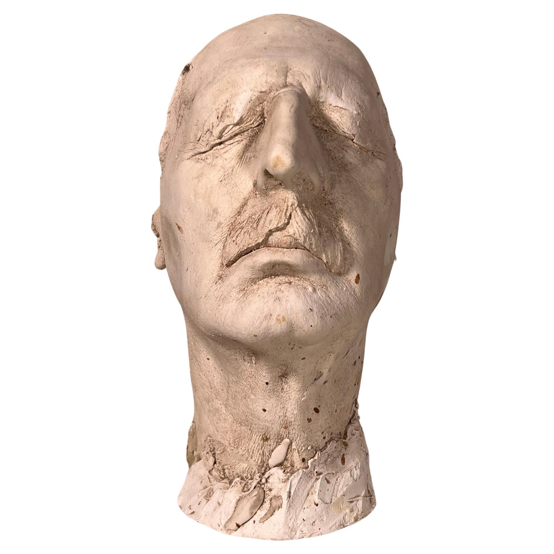 Plaster Mask by Christopher Tucker For Sale at 1stDibs