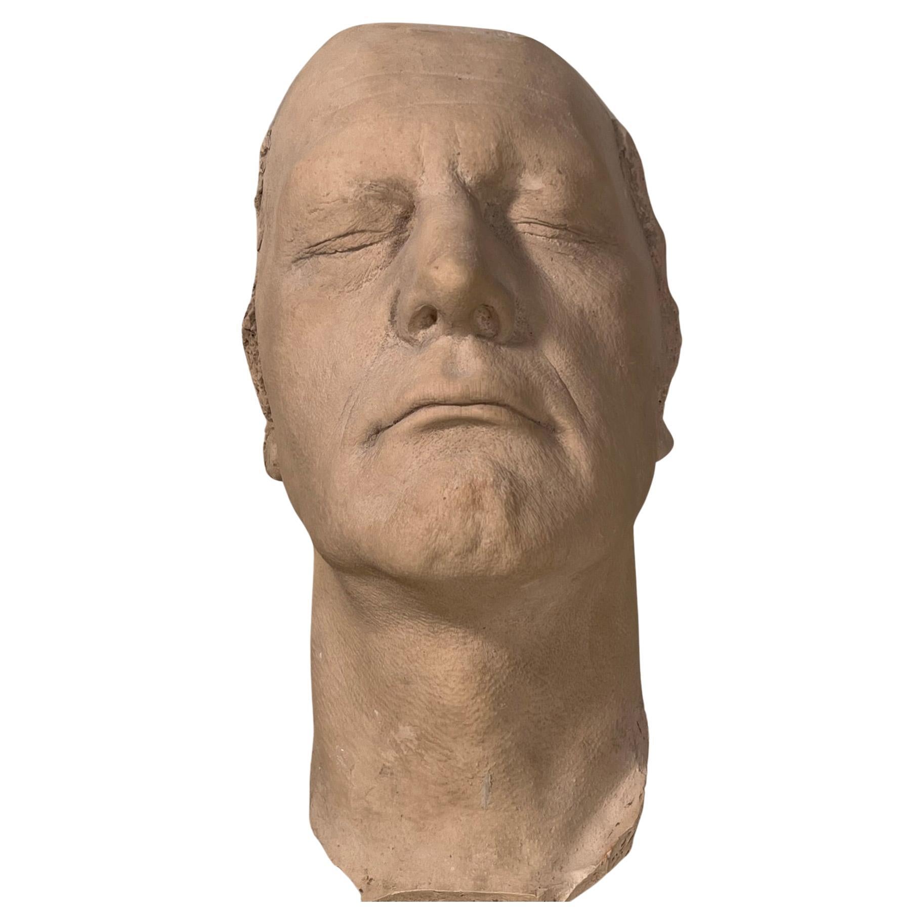 Plaster Mask by Christopher Tucker For Sale at 1stDibs