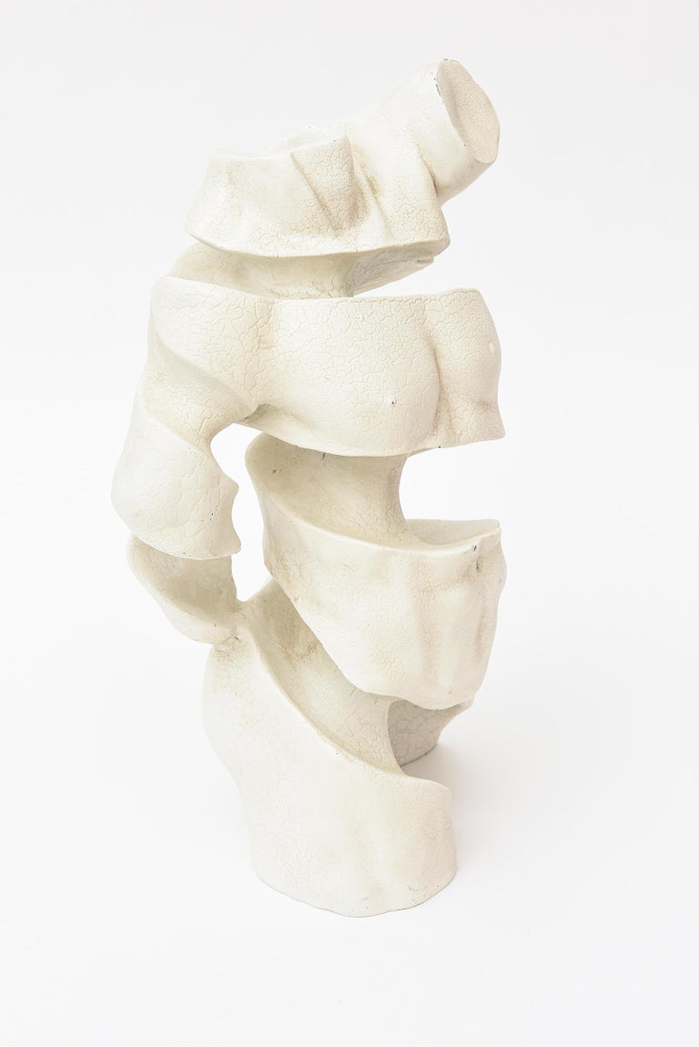 Plaster of Paris and Mixed-Media Fragmented Abstract Torso Sculpture at ...