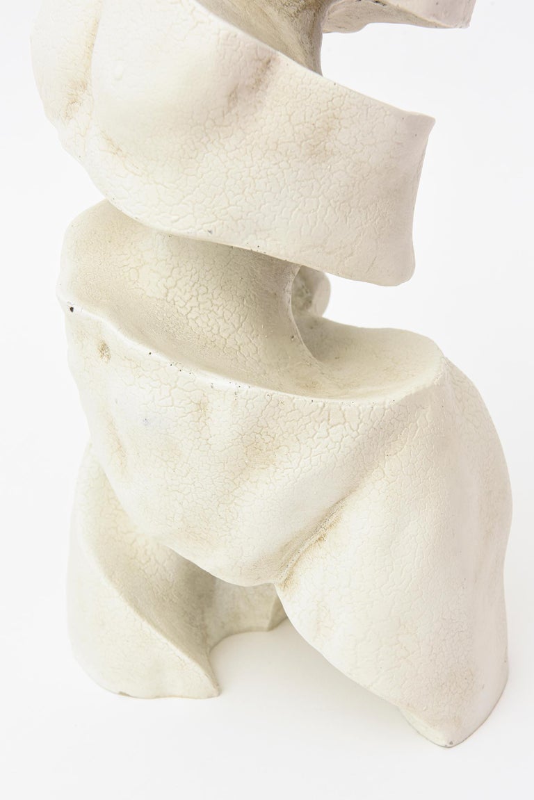 Plaster of Paris and Mixed-Media Fragmented Abstract Torso Sculpture at ...