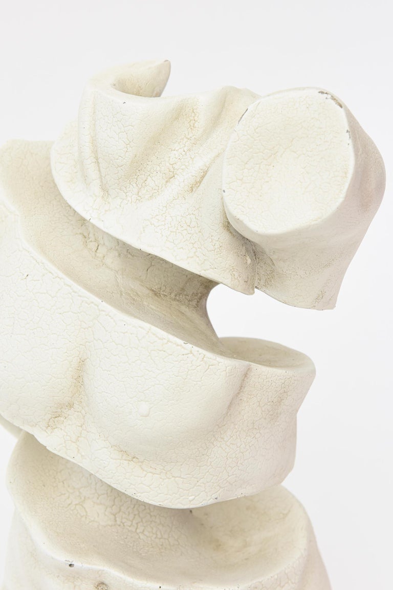 Plaster of Paris and Mixed-Media Fragmented Abstract Torso Sculpture at ...