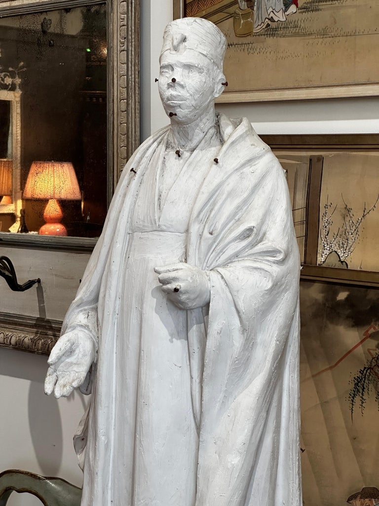 Plaster of Paris Artist's Model of a Bedouin Monk For Sale at 1stDibs