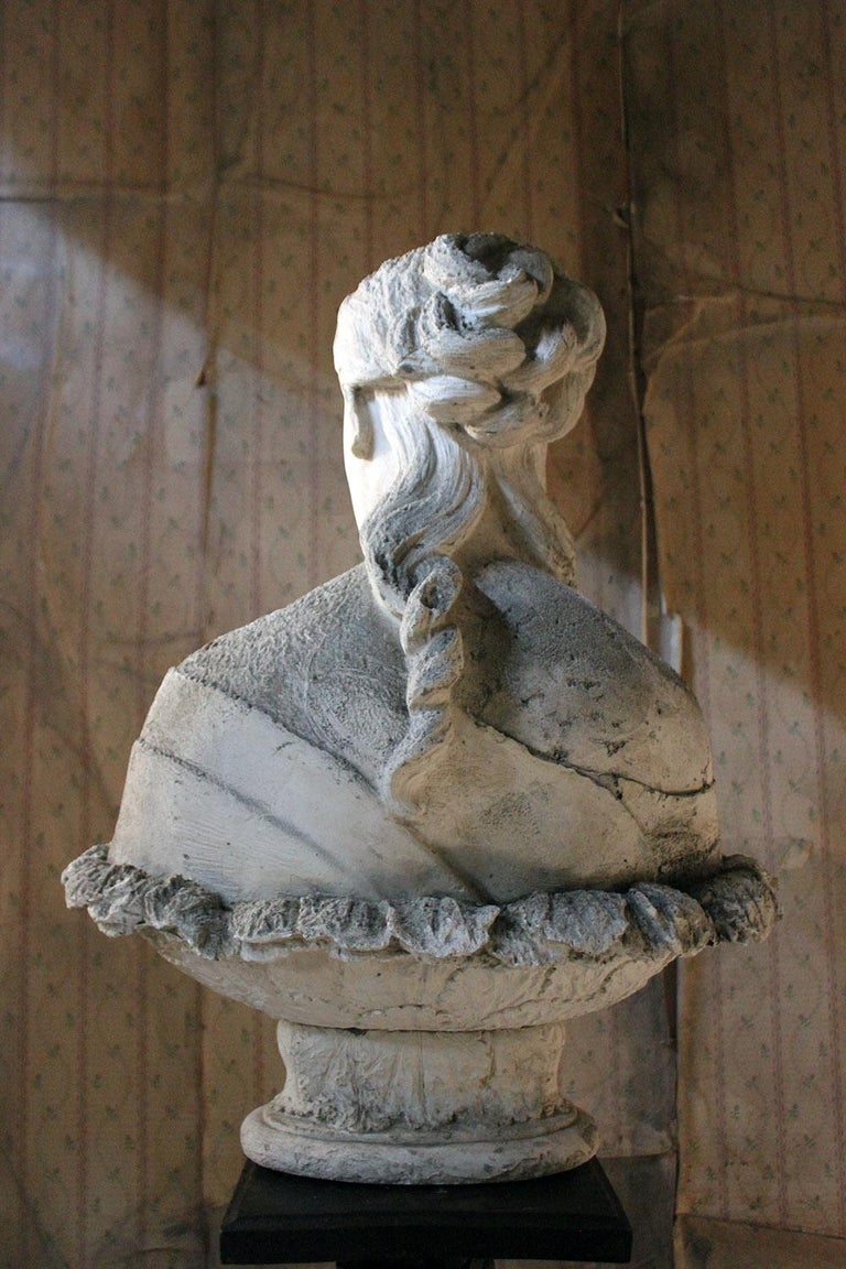 Plaster Portrait Bust of a Maiden in the Style of Clytie, circa 1870 ...
