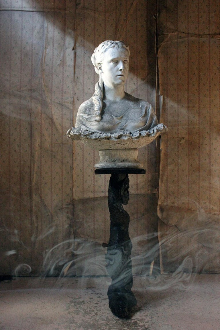 Plaster Portrait Bust of a Maiden in the Style of Clytie, circa 1870 ...