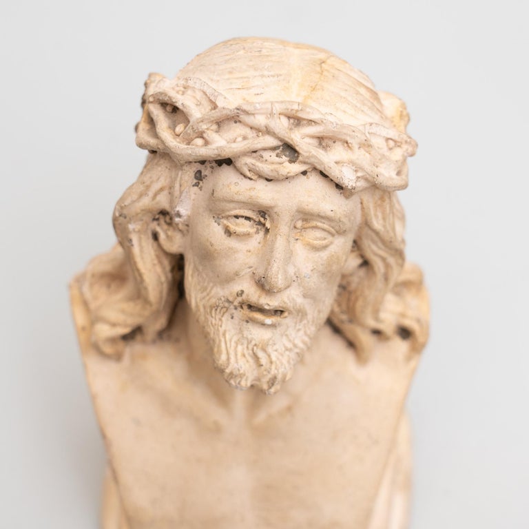 Plaster Religious Jesus Christ Traditional Figure, circa 1950 For Sale ...