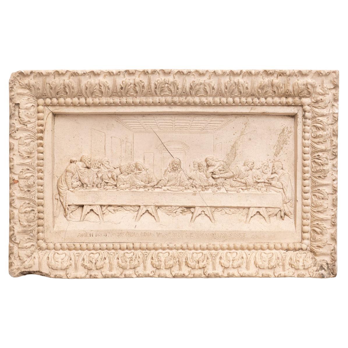Composition Plaster Station of the Cross For Sale at 1stDibs