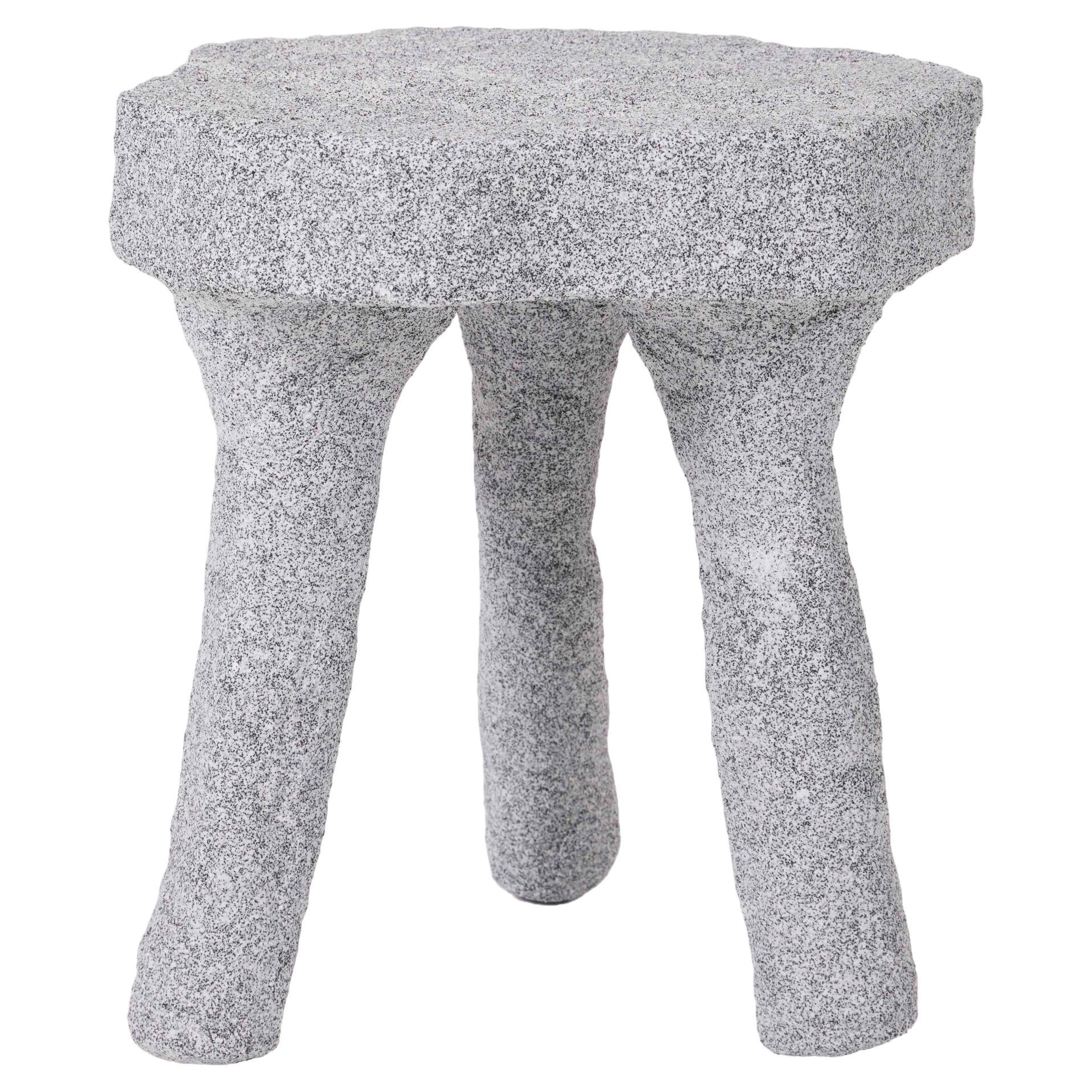 Plaster stool by Paul Hardy at 1stDibs