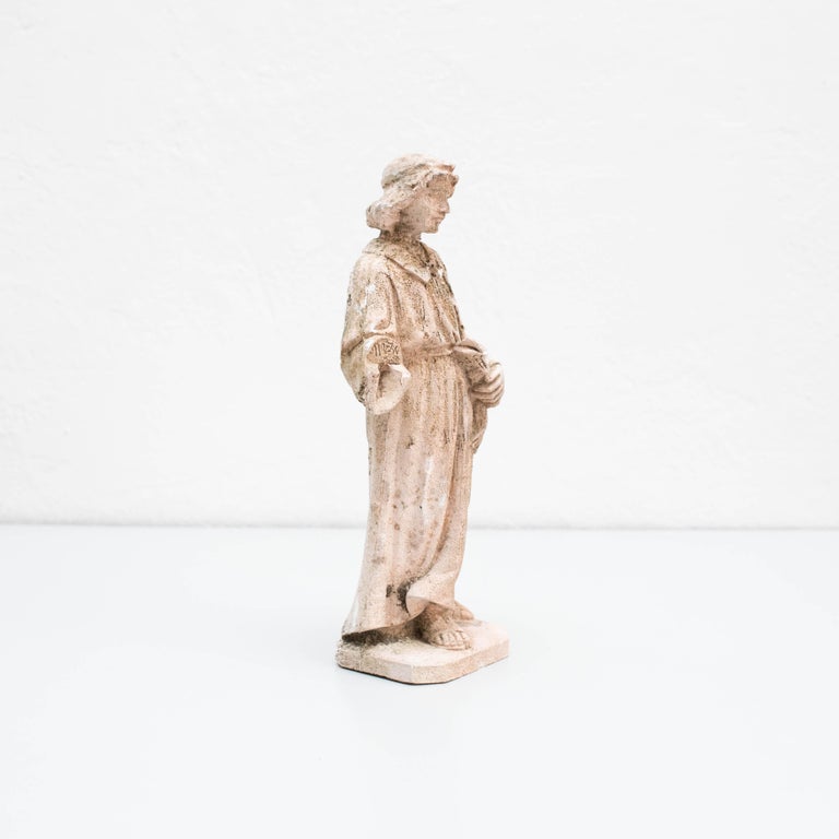 Plaster Traditional Figure, circa 1930 For Sale at 1stDibs