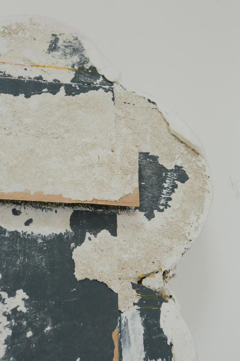 Plaster Wavy Mirror at 1stDibs