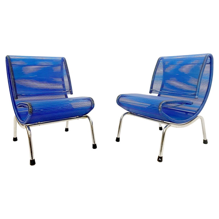 Plastic Rope Chair Model "Hydra" by Roberto Semprini for Sintesi, Italy ...