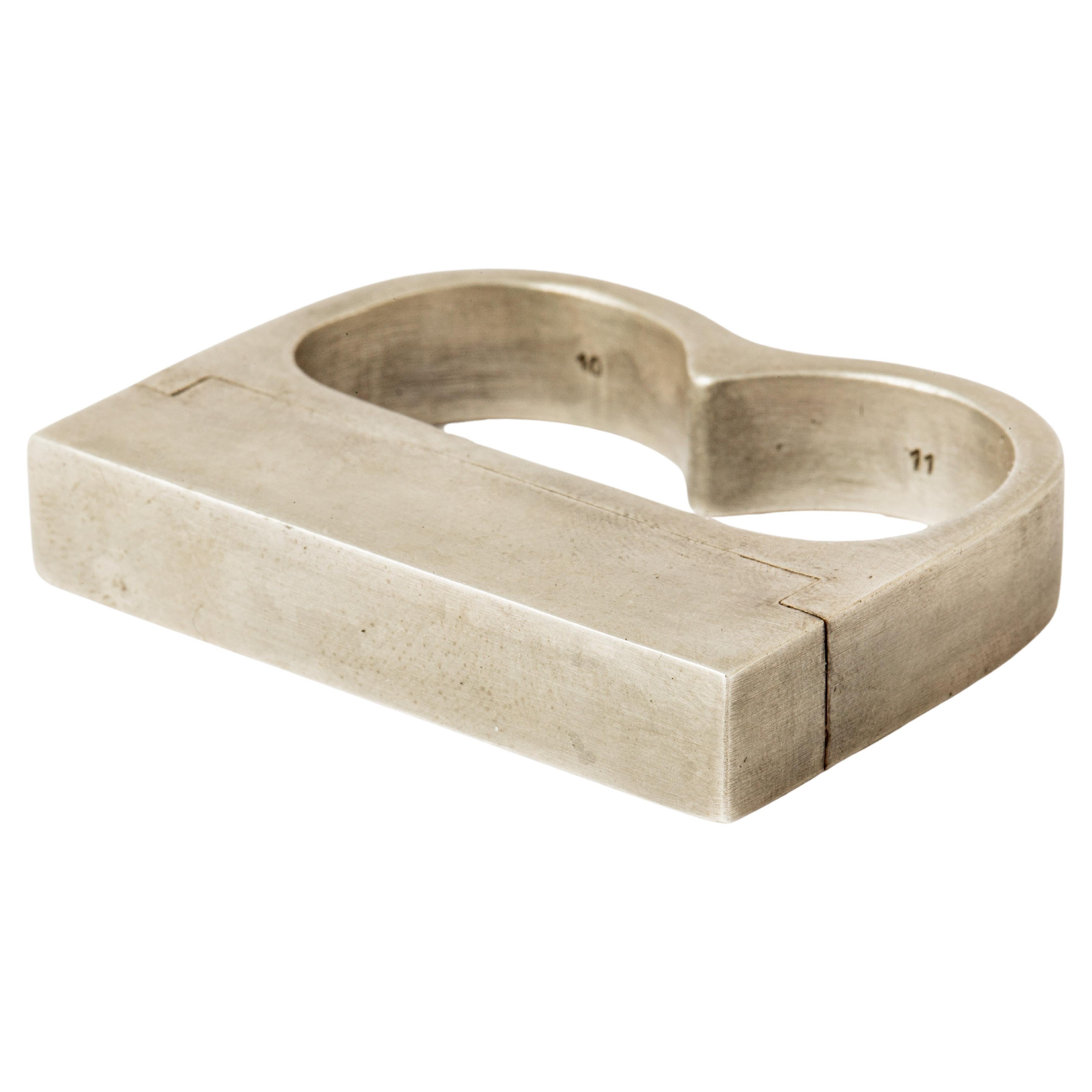 Customizable Plate Ring Double (Cuboid, 9mm, DA) For Sale at 1stDibs