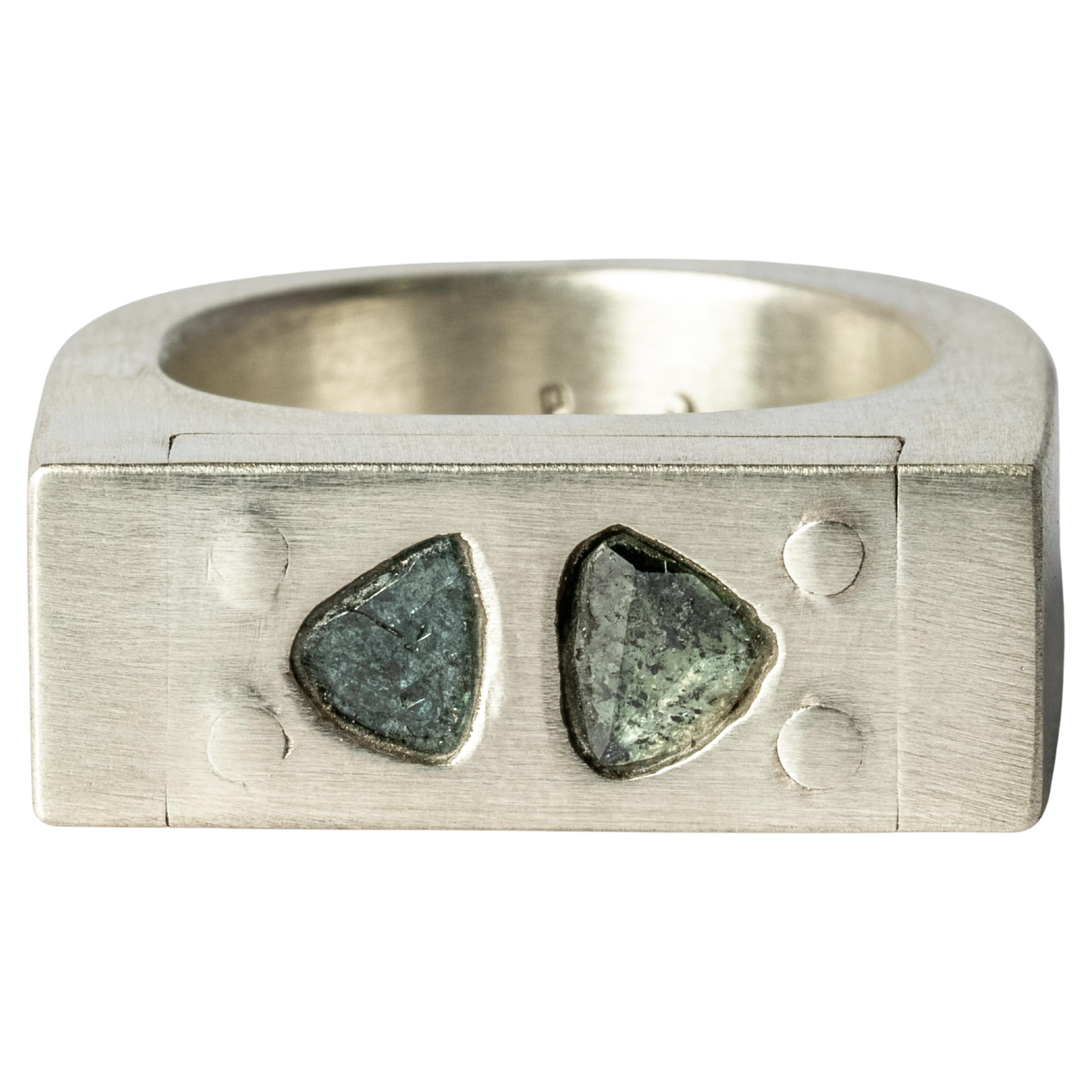 Customizable Stack Ring (Roman Mountain, Mega Pavé, MA+DIA) For Sale at ...