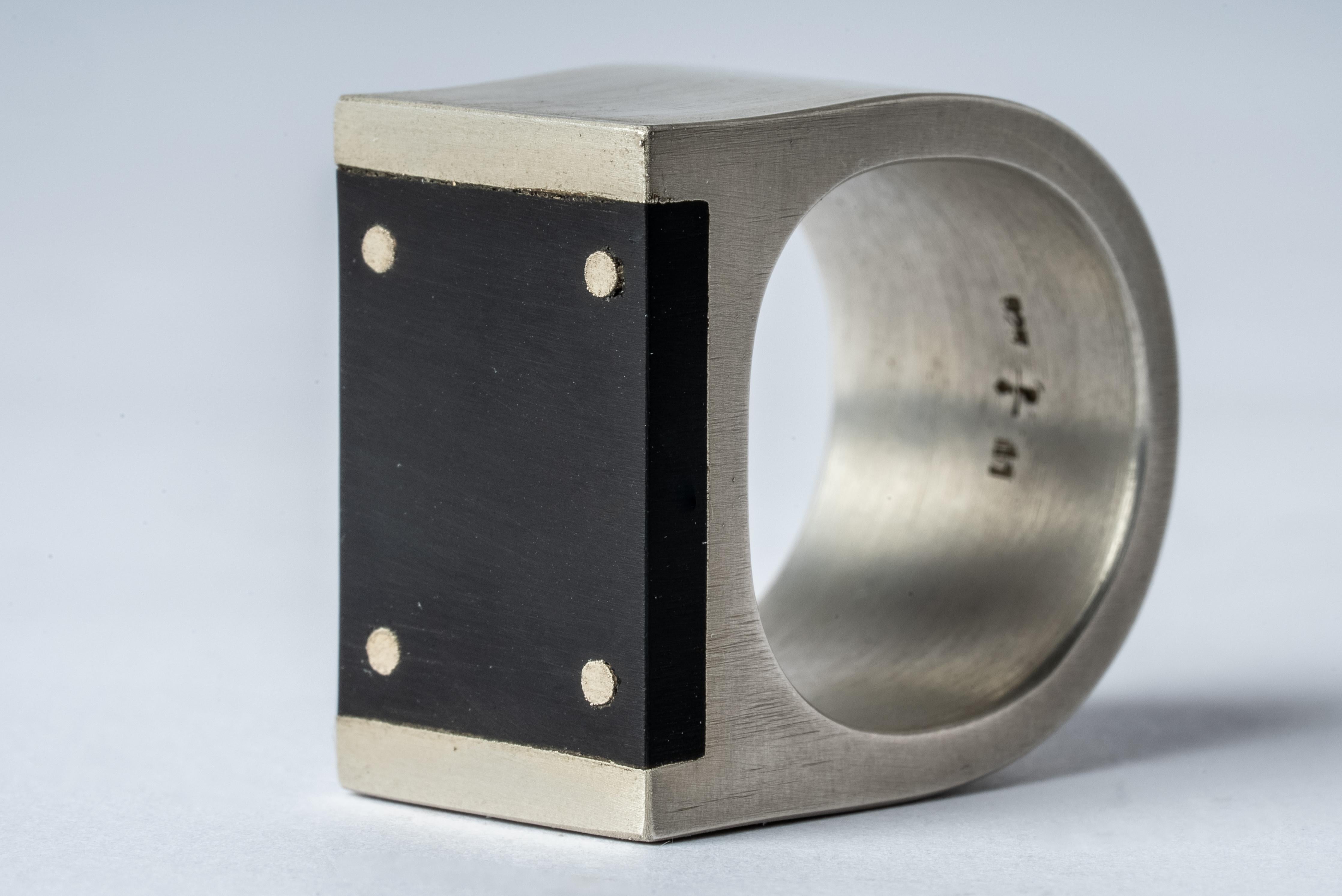 Customizable Plate Ring Single (17mm, DA+MJET) For Sale at 1stDibs