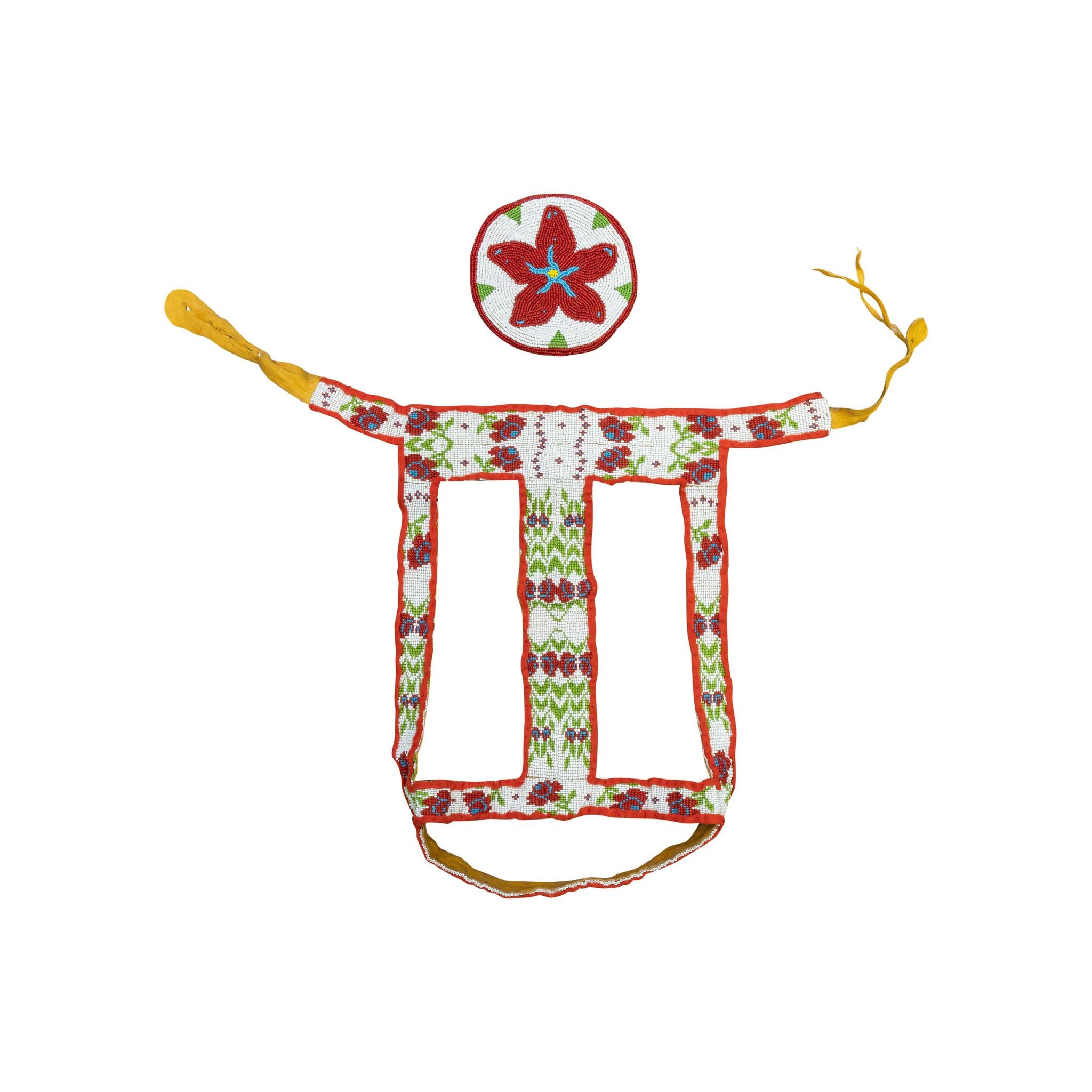 Plateau Beaded Dress with Matching Horse Regalia For Sale at 1stDibs ...