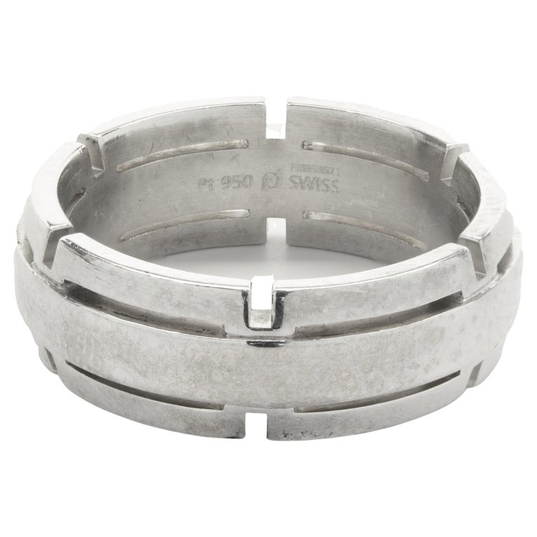 Platinum 8MM Band For Sale at 1stDibs