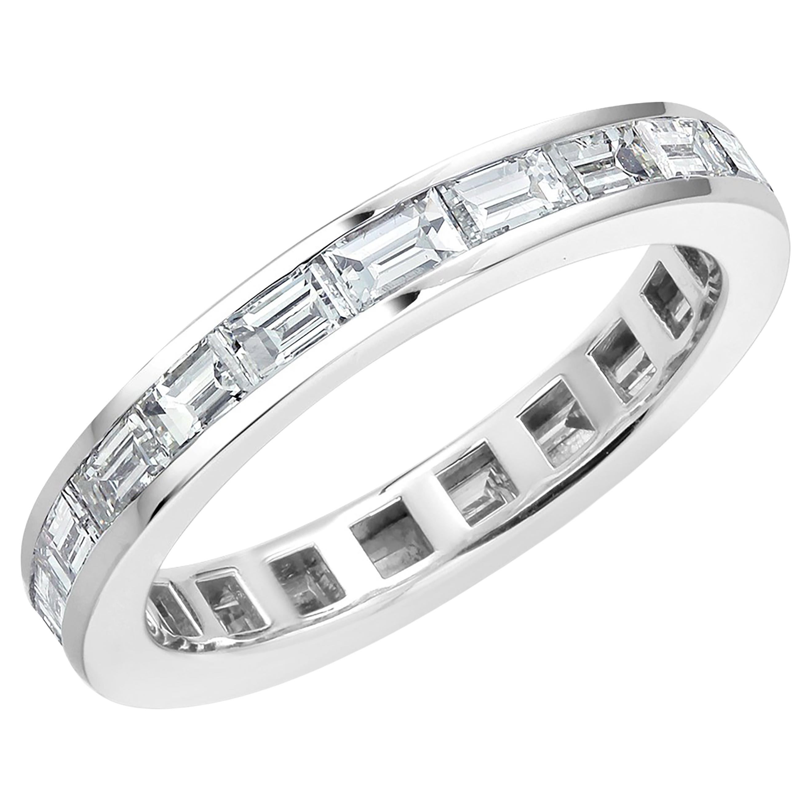 Pear Shaped Diamond Platinum Eternity Band Ring at 1stDibs | pear ...