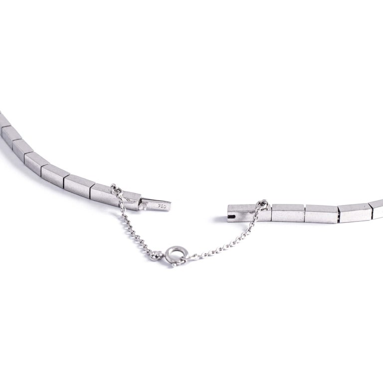 Platinum Chain Necklace For Sale at 1stDibs