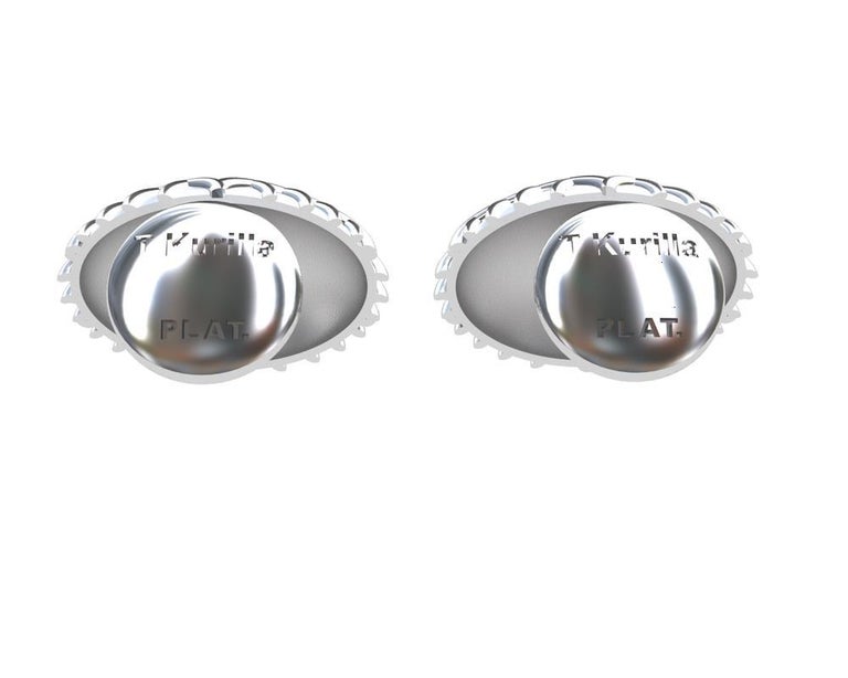 Platinum Cufflinks For Sale at 1stDibs