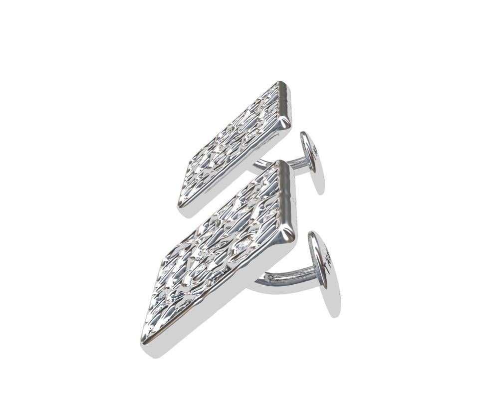 Platinum Cufflinks with GIA Diamonds For Sale at 1stDibs